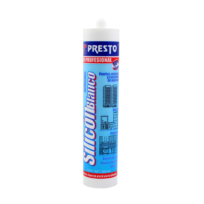 SILICON BLANCO 300 ML 4430 PRESTO | Blanquita