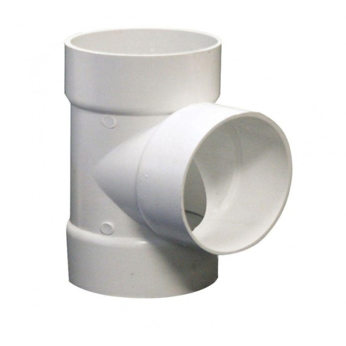 TEE PVC SAN. 4X4 SENC. P/CEM. | Blanquita