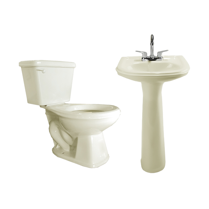 PAQUETE PRINCESS MARFIL (WC-LAVABO-PEDESTAL) SHUNCA | Blanquita