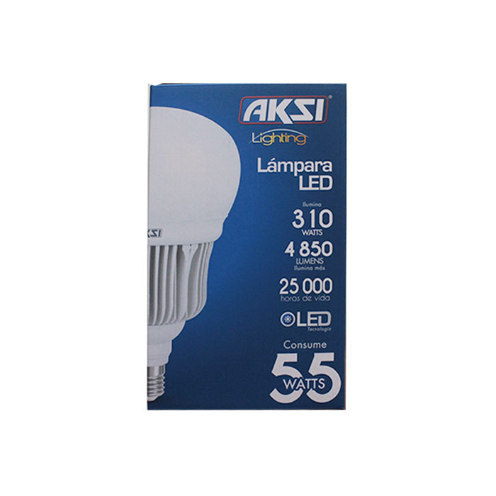 116403 – FOCO LED ALTA POTENCIA 55W 65K 4850LM AKSI | Blanquita