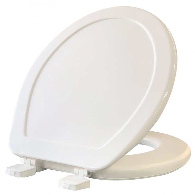 ASIENTO REDONDO ACOLCHONADO BLANCO FTE. CERRADO 12AR 000 BEMIS | Blanquita