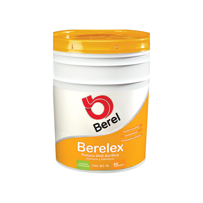 PINTURA BERELEX SUPER SATIN BASE PASTEL 2273 CUBETA | Blanquita